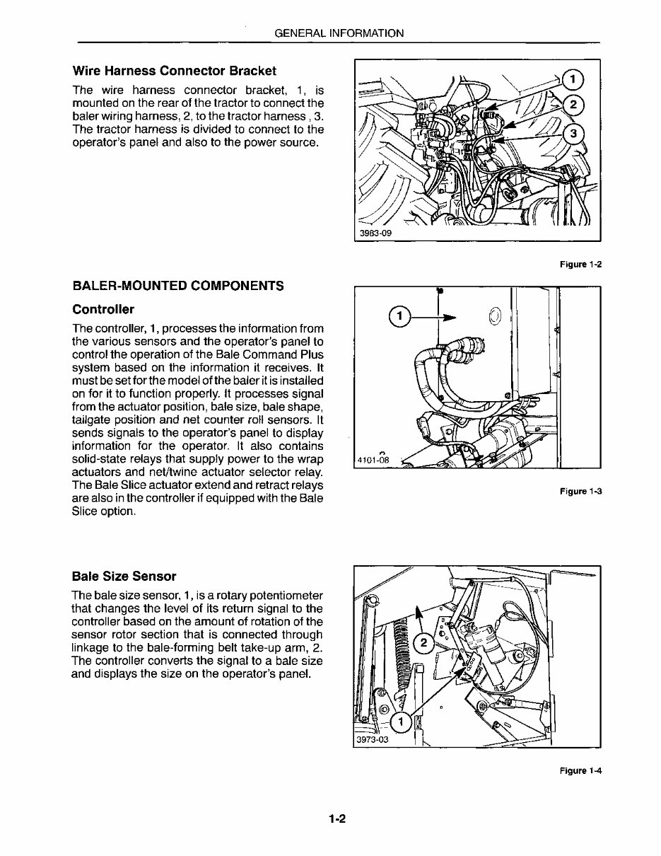 NEW HOLLand BALE COMMand PLUS For 644 654 664 5950 5980 648 658 678 688 ...