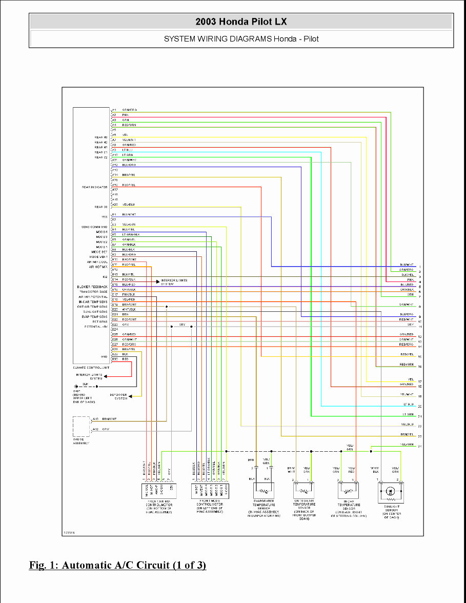2005 Honda Pilot Service & Repair Manual | eManualOnline