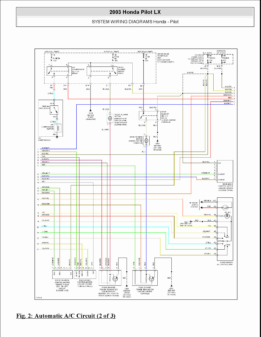 2005 Honda Pilot Service & Repair Manual | eManualOnline