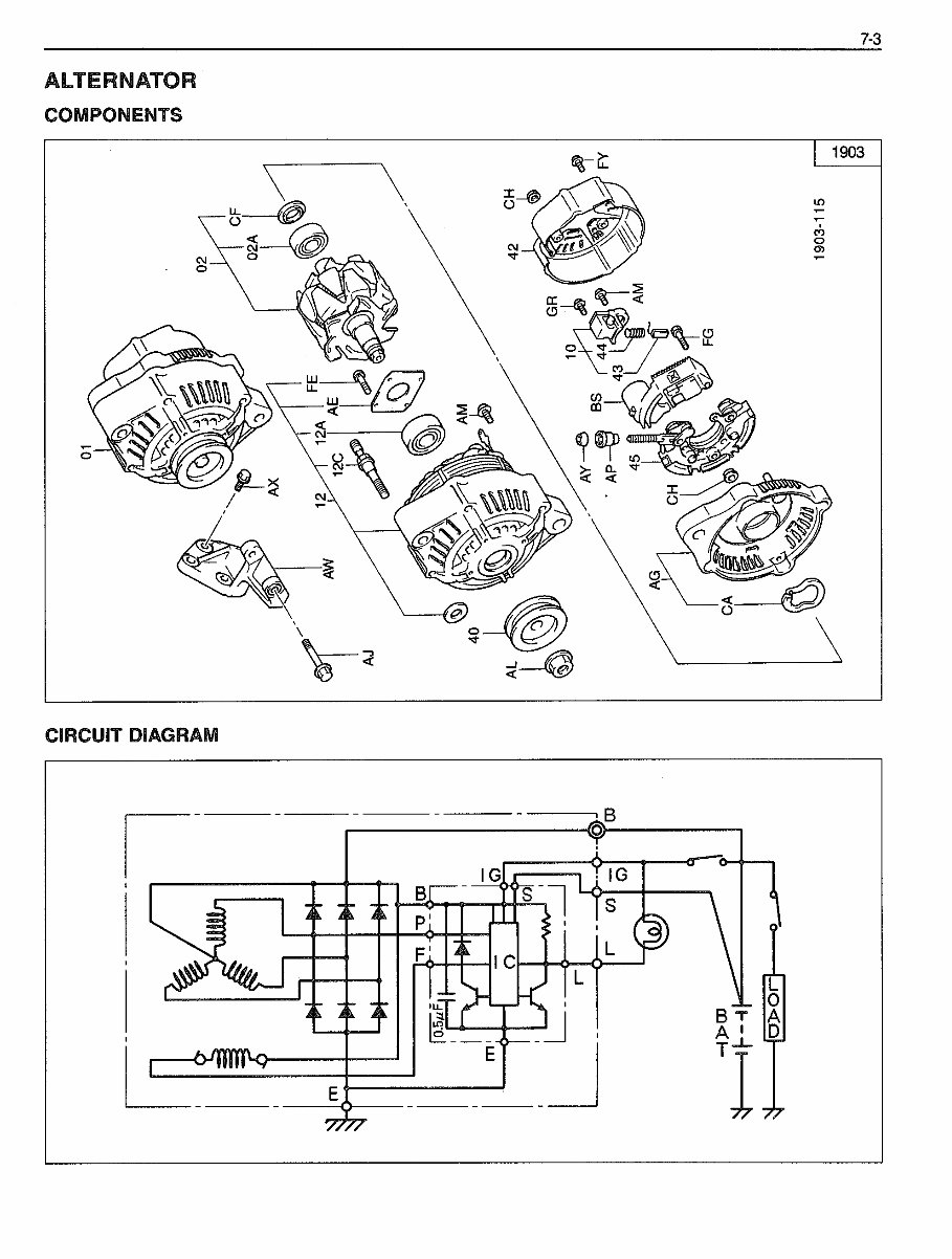 TOYOTA 1DZ-II Forklift Engine Workshop Service Repair Manual ...