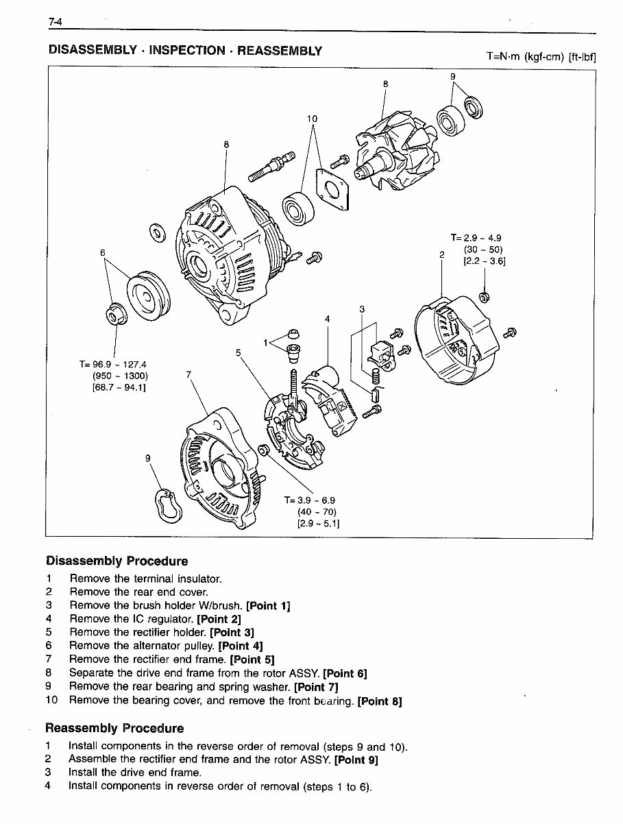 TOYOTA 1DZ-II Forklift Engine Workshop Service Repair Manual ...