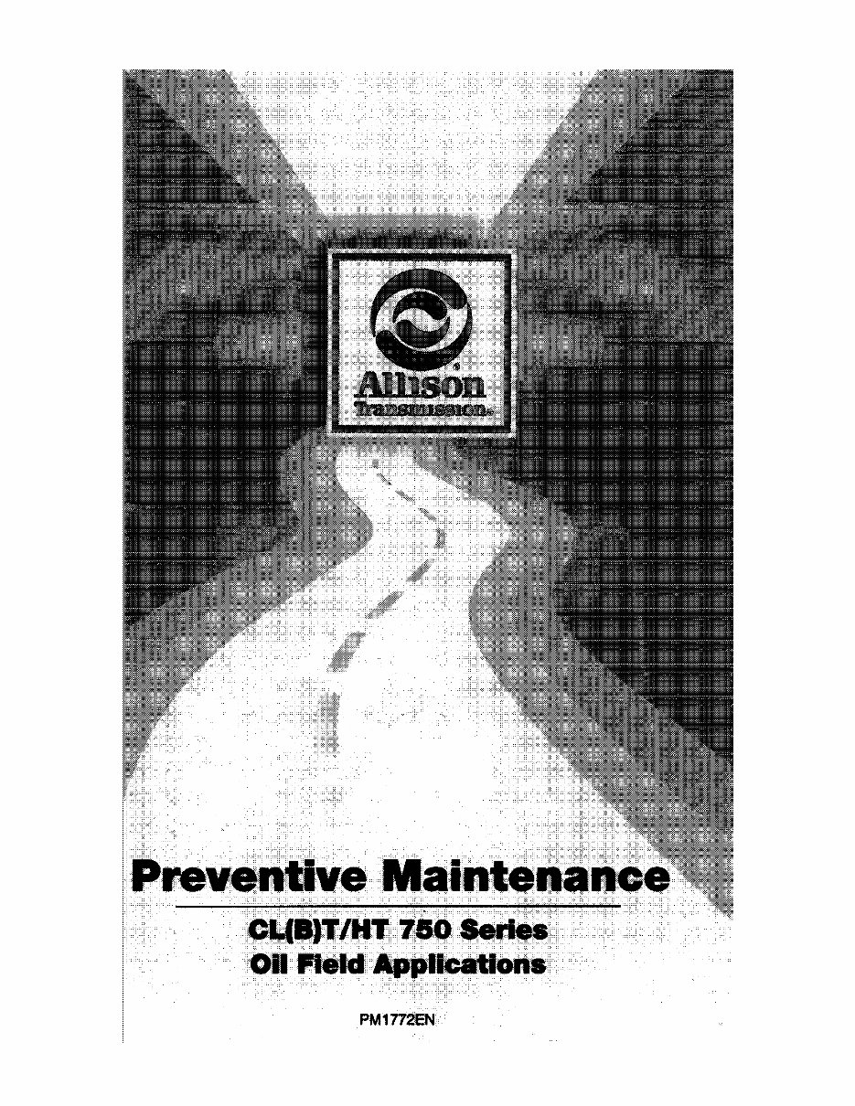 ALLISON Transmission HT 750DR Full Service Repair Manual | eManualOnline