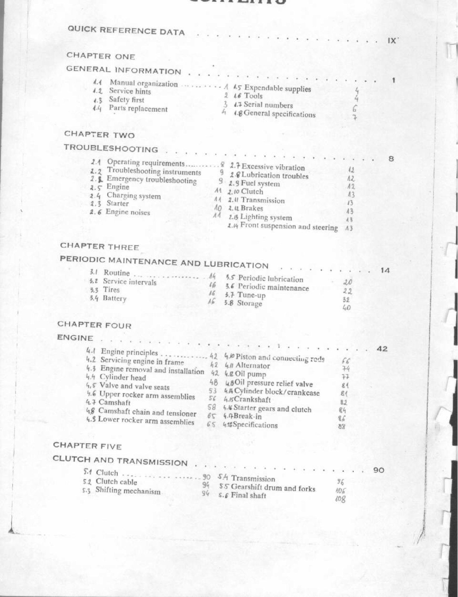 HONDA CX500 Motorcycle Service & Repair Manual (1978 1979 1980 ...
