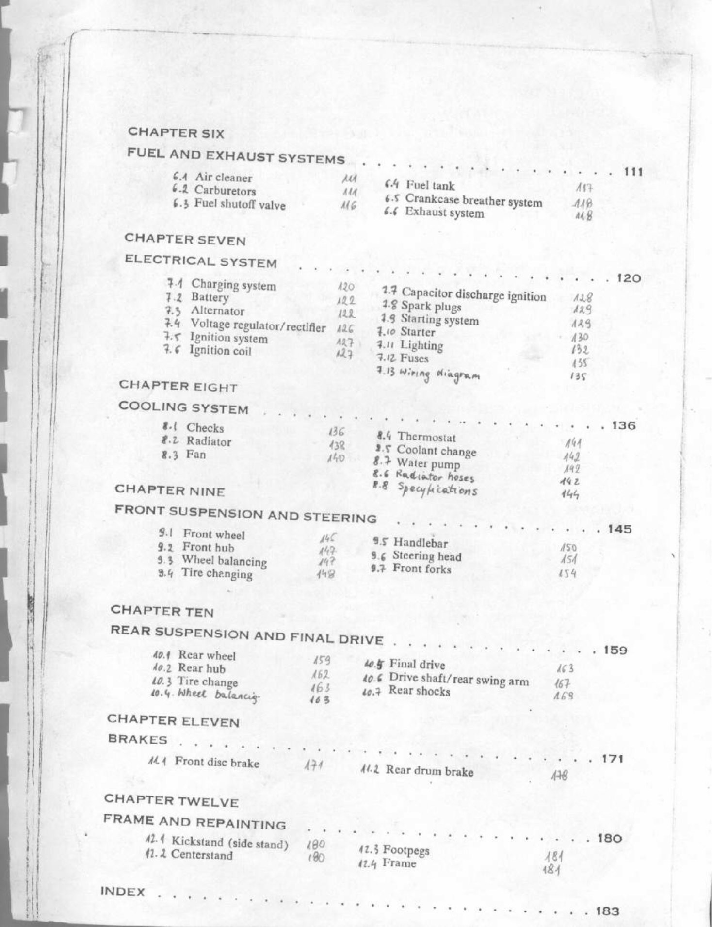 HONDA CX500 Motorcycle Service & Repair Manual (1978 1979 1980 ...