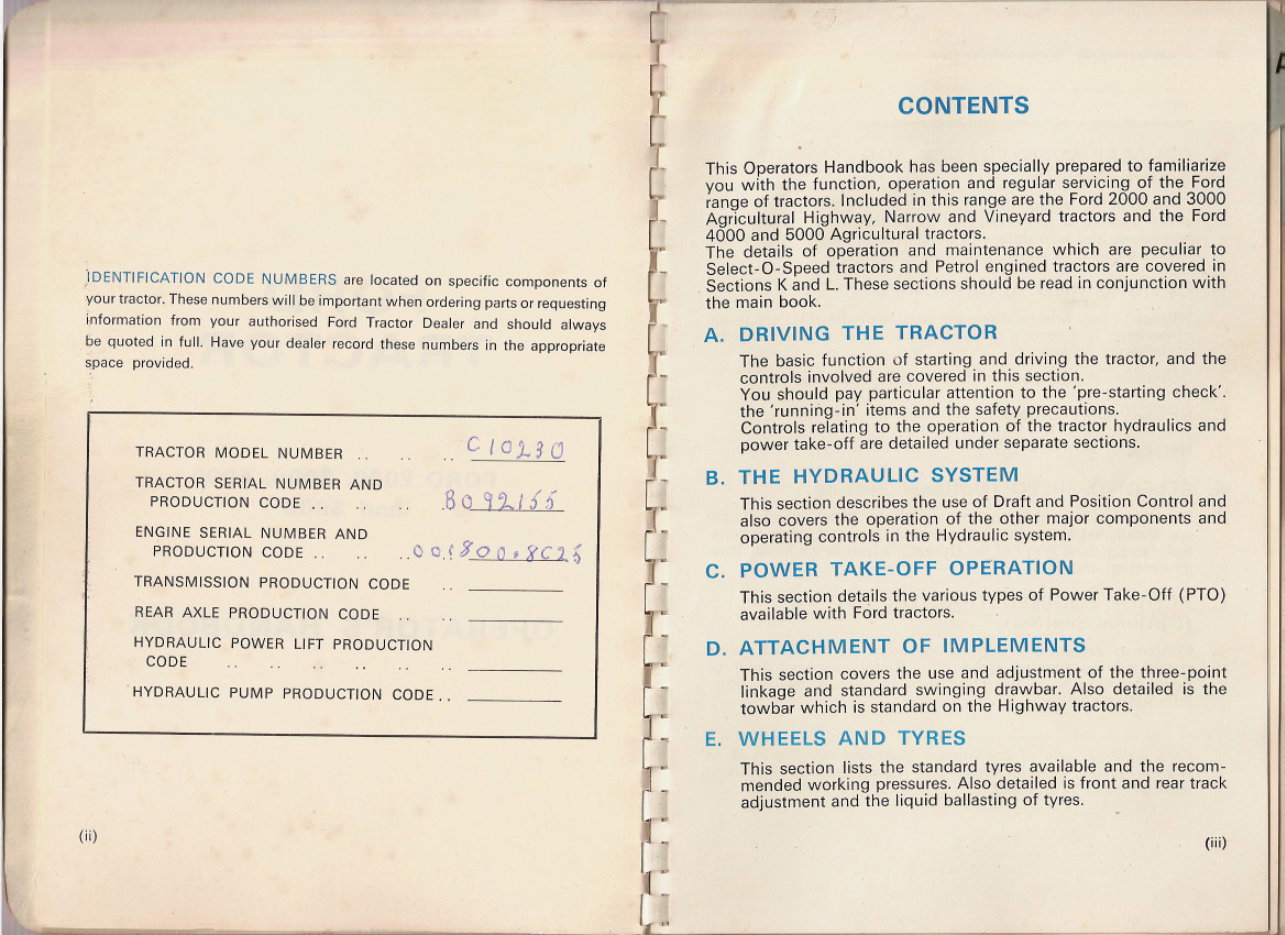 Ford tractor operator manual (2000 to 5000) | eManualOnline