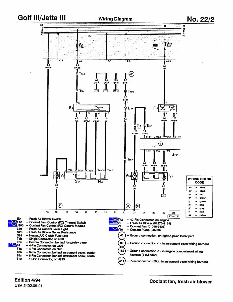 Vw Jetta Mk3 Wiring Diagram
