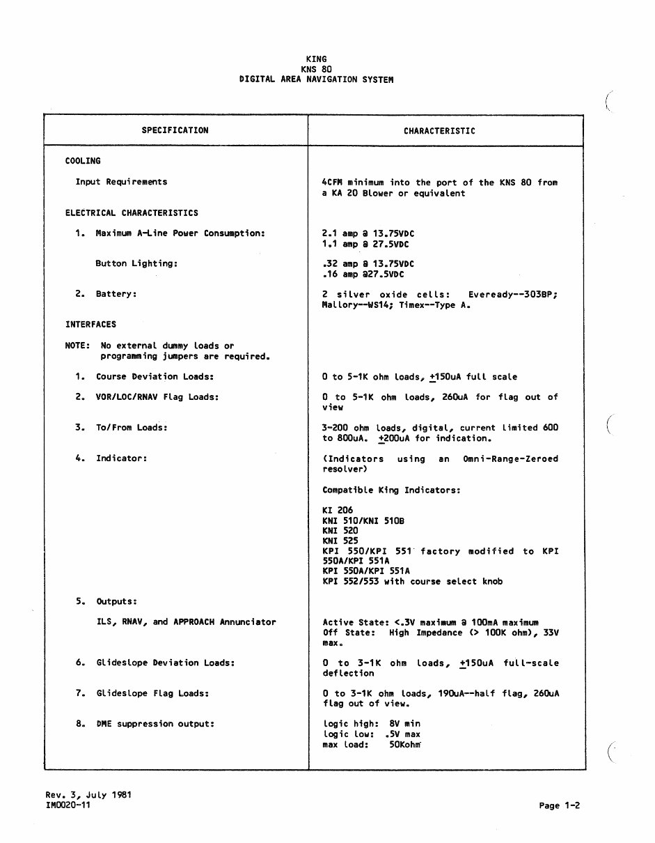 Bendix King KNS 80 installation manual RNAV | eManualOnline