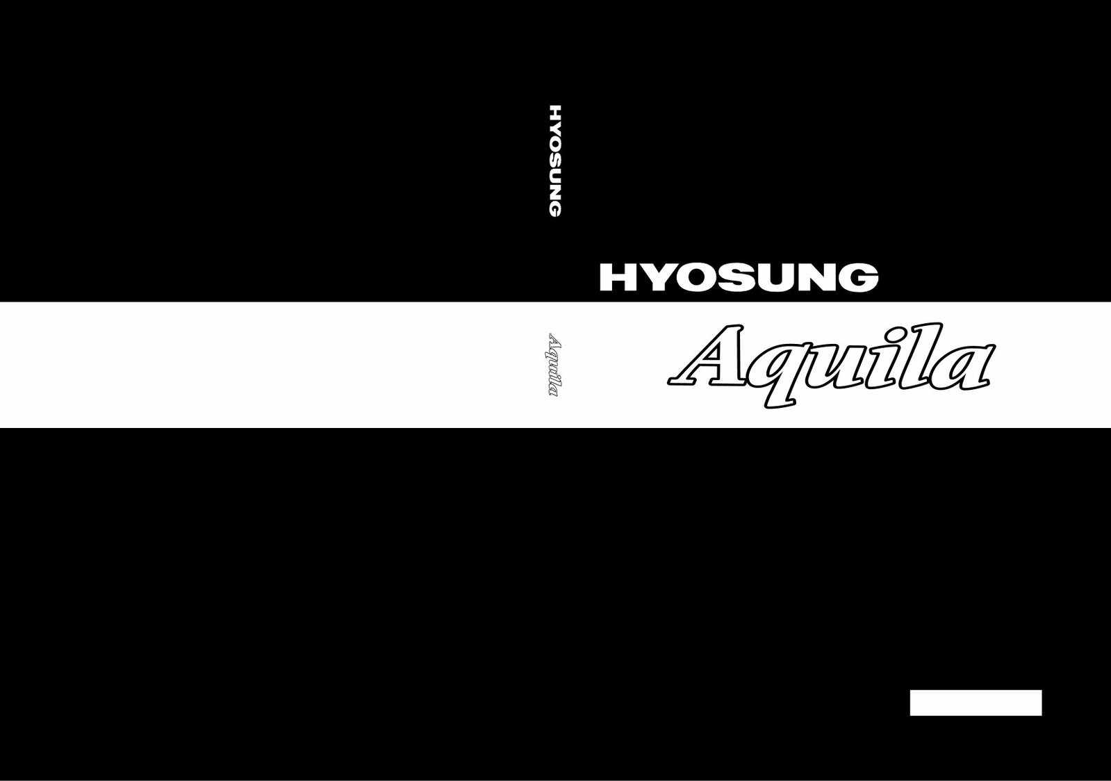 HYOSUNG AQUILA 125 GV125 Motorcycle Service & Repair Manual ...