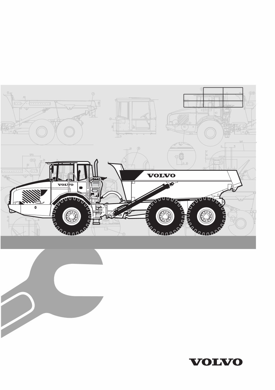 VOLVO A25D A30D A35D A40 ADT Wiring ELECTRCAL Diagram Manual ...