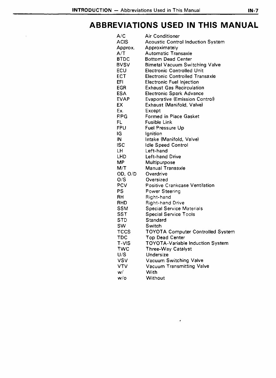 TOY 3SGE 3SGTE 5SFE 3S-GE 3S-GTE 5S-FE Engine Workshop Repair Shop ...