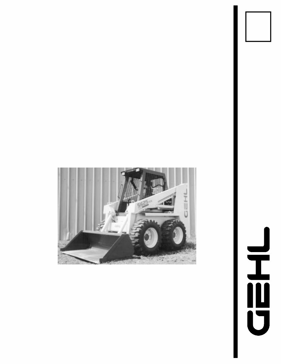 Gehl 5625 Skid Loader Illustrated Master Parts List Manual !（Form No ...