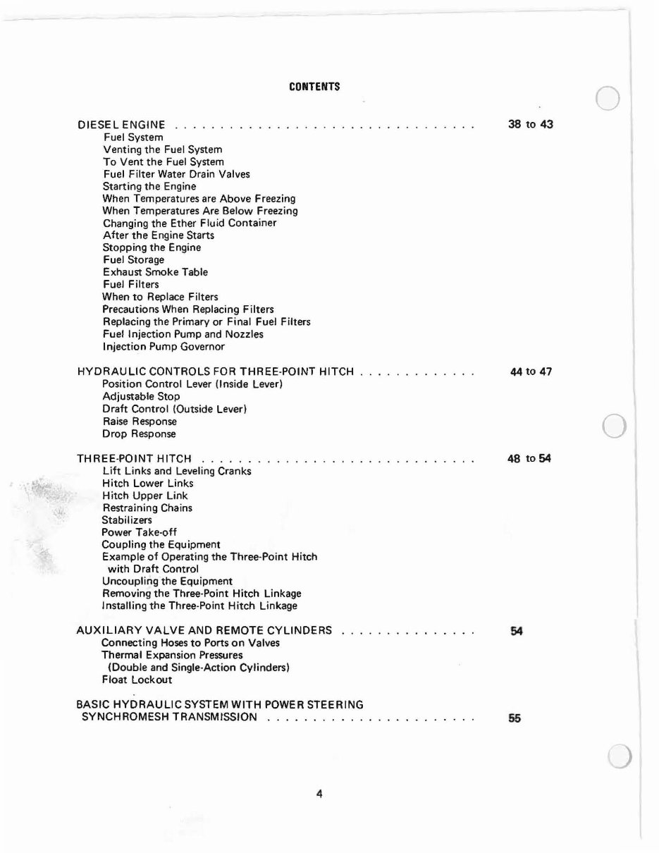 IH International PayLoader 2500B Tractor TLB Operators Instruction ...