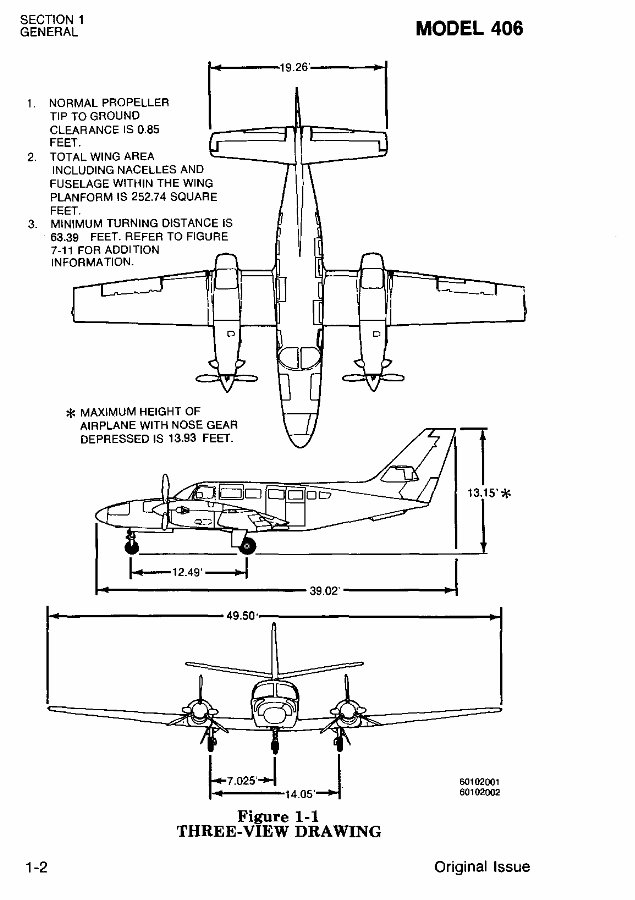 Cessna CaravanII 406 Aircraft Information Manual Pilot's Operating ...