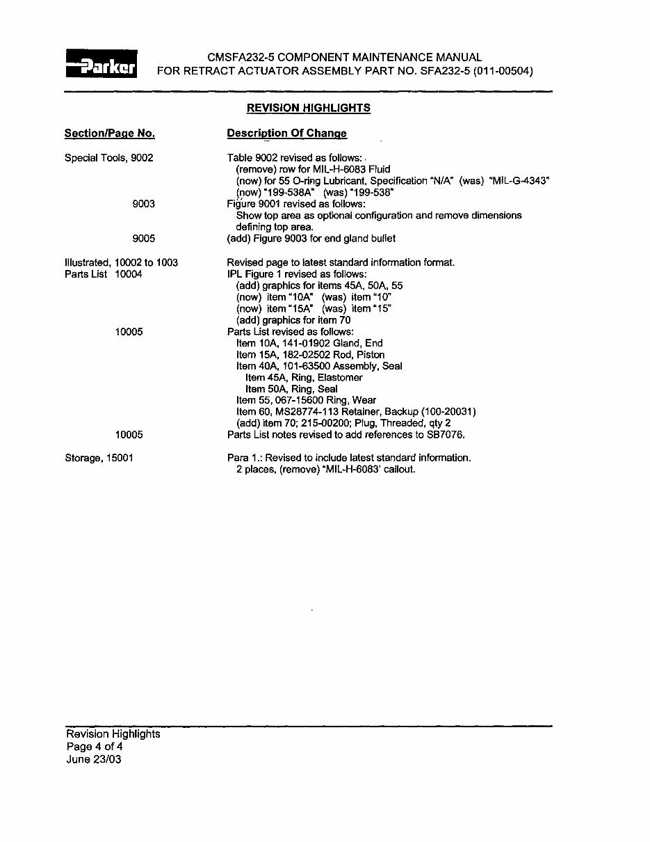 PIPER RETRACT ACTUATOR ASSEMBLY Maintenance Manual | eManualOnline