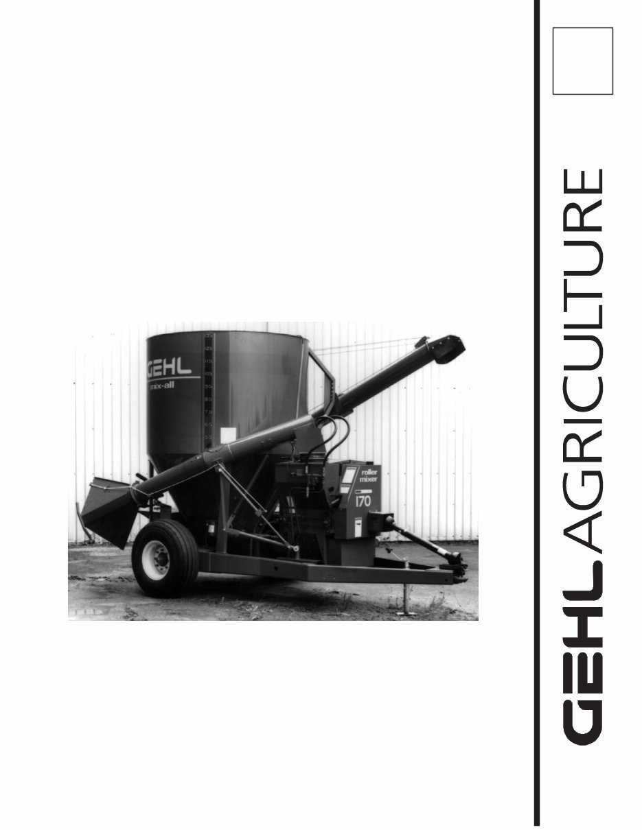 GEHL 170 MIX All Parts Part Manual IPL Exploded Views | eManualOnline