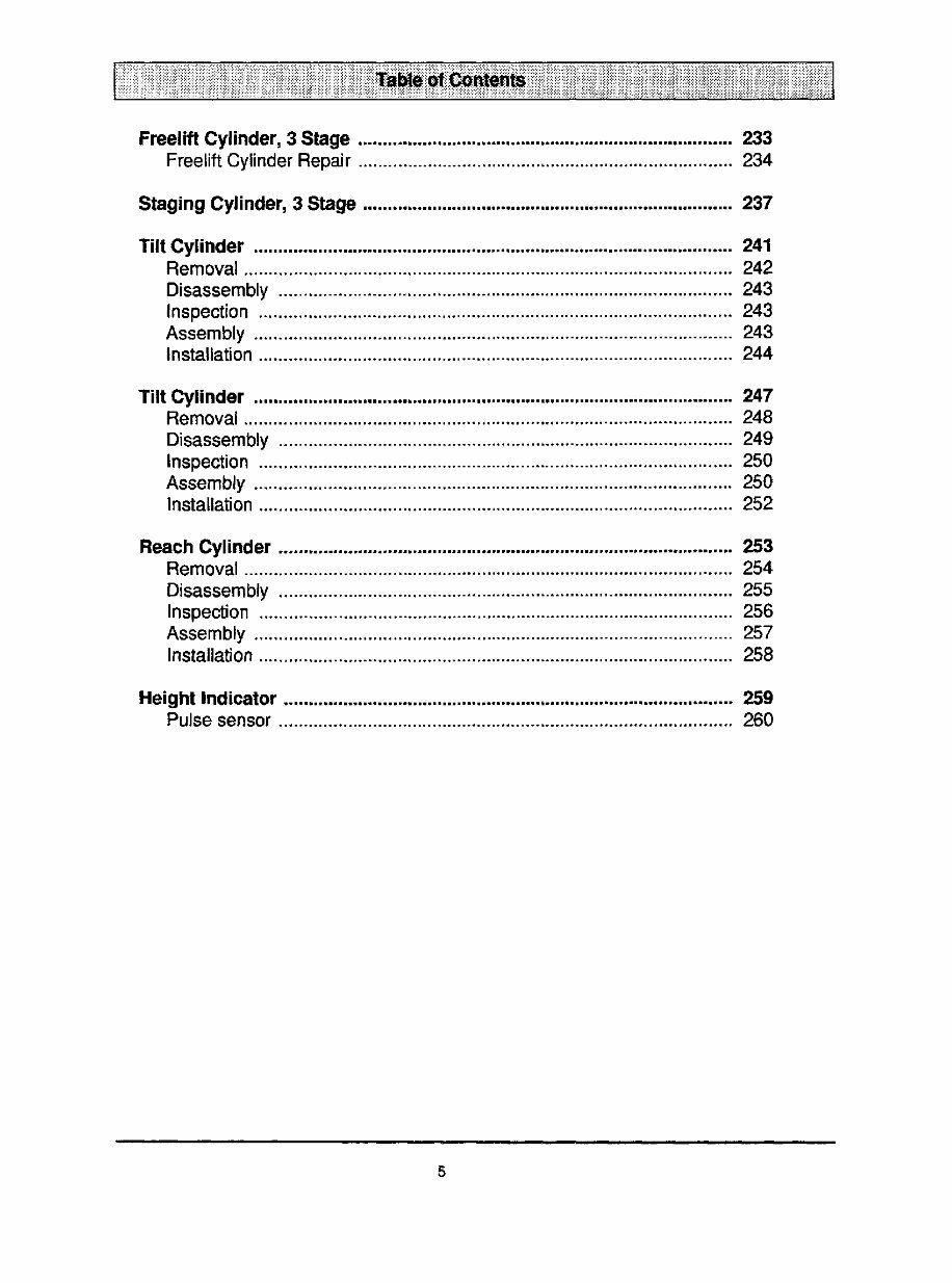 NISSAN Forklift RRN35/45 RRN30D RSN40/50 | eManualOnline