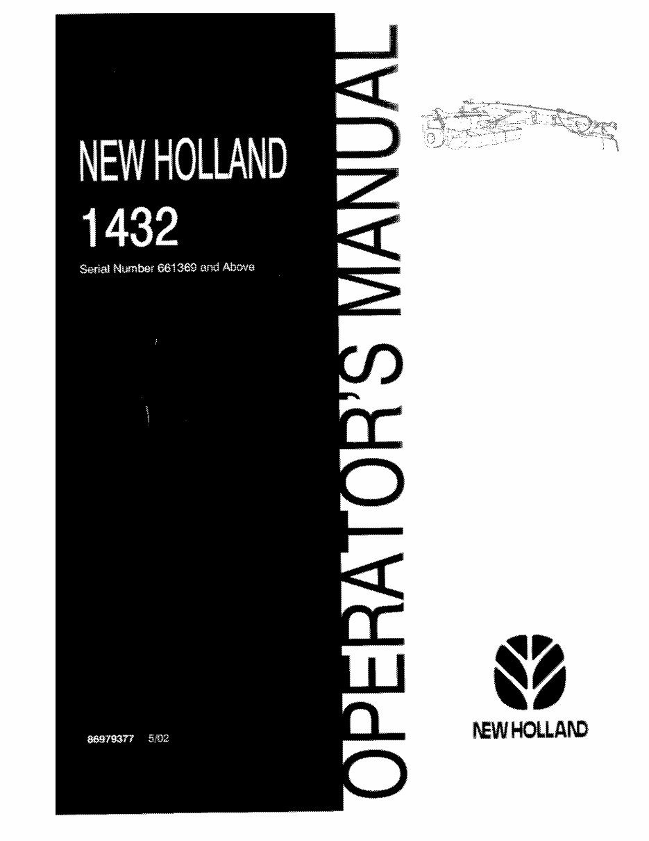 New Holland 1432 Operator`s Manual | eManualOnline