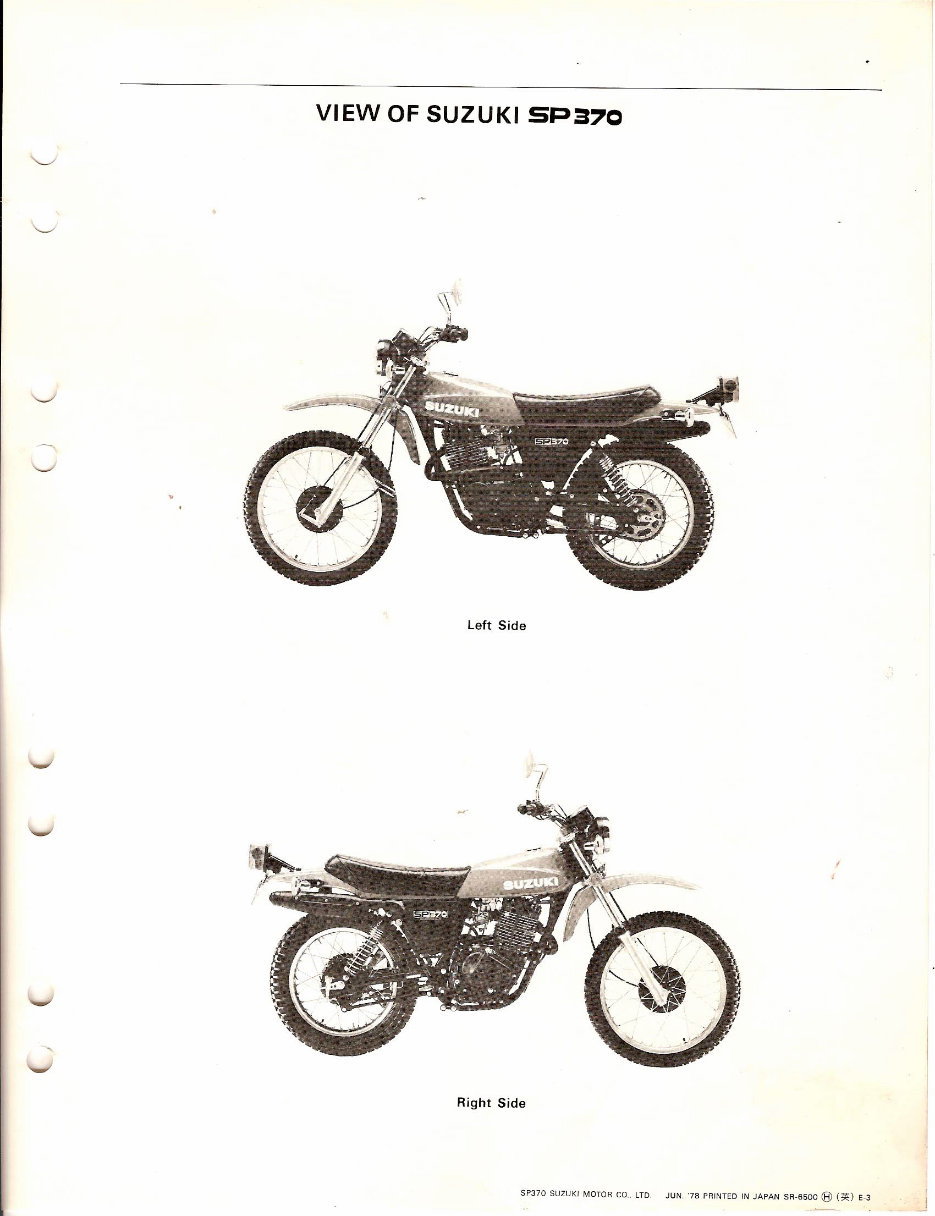 Suzuki SP370 SP 370 Motorcycle Complete Workshop Service Repair Manual ...