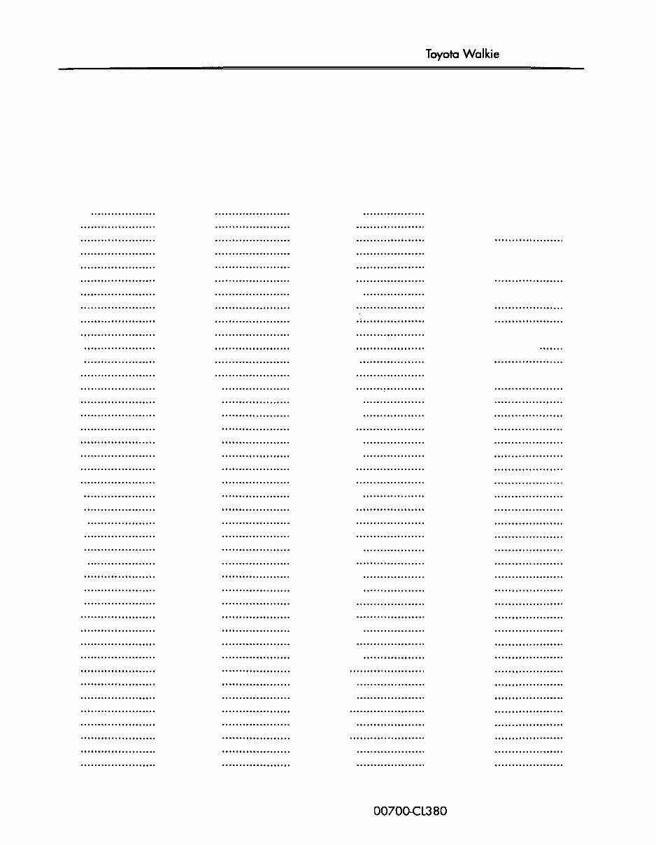 Toyota 6TB50 Pallet Truck Factory Service & Work Shop Manual ...