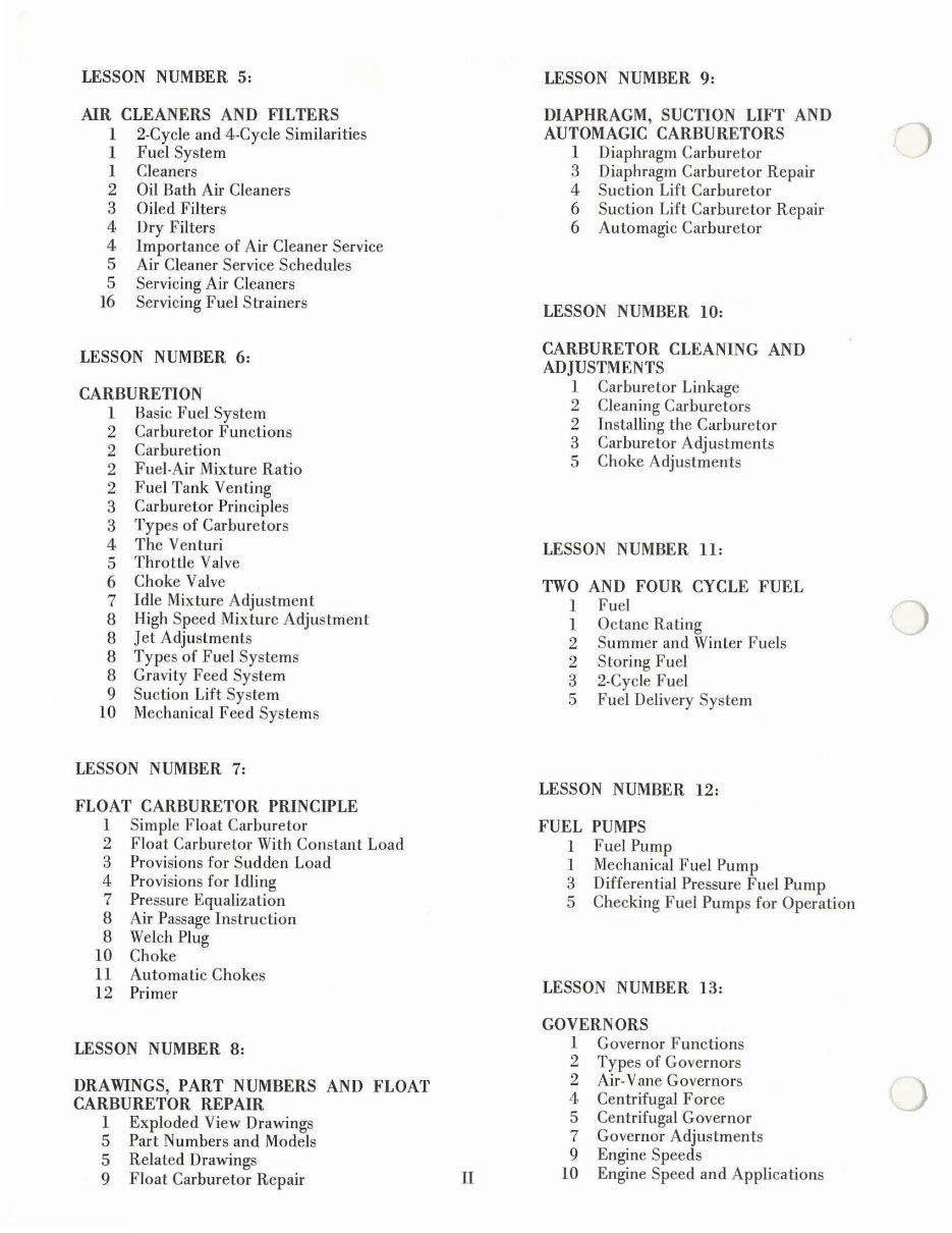 Foley-Belsaw Institute of Small Engine Repair: Home Study Course of ...