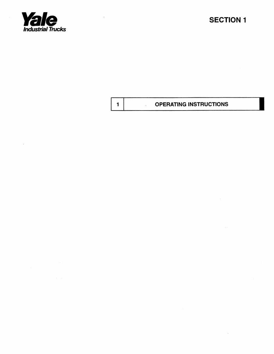 Yale Lift Truck Type AD (B815): NDR030, NR035, NR040, NR045; AE (B816 ...