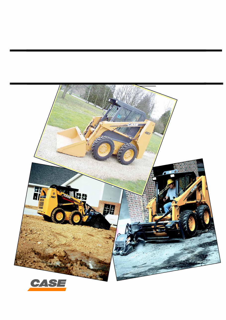 Case Models 40 XT 60 XT 70 XT Skid Steer Loaders Electrical Hydraulic ...