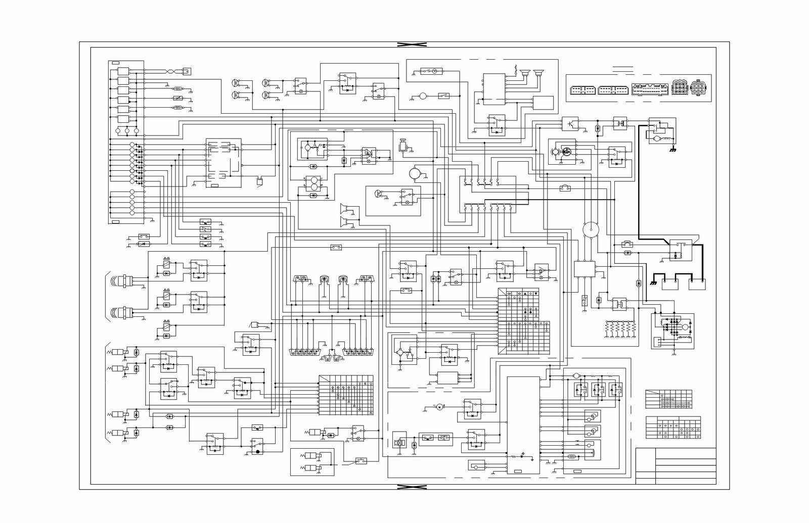 Daewoo Doosan Wheel Loader MEGA Series Electrical Hydraulic Schematic ...