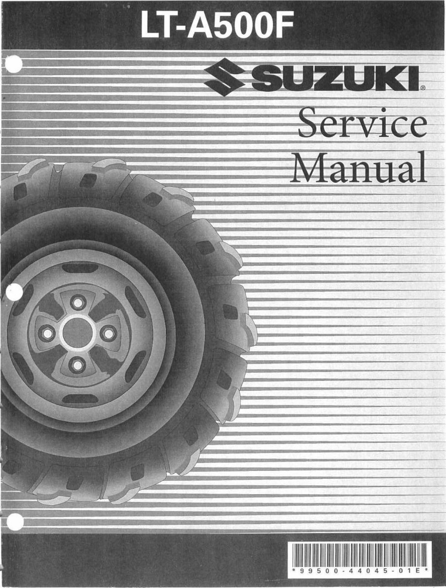 Suzuki Vinson LTA500F service manual and Parts manual Combo | eManualOnline
