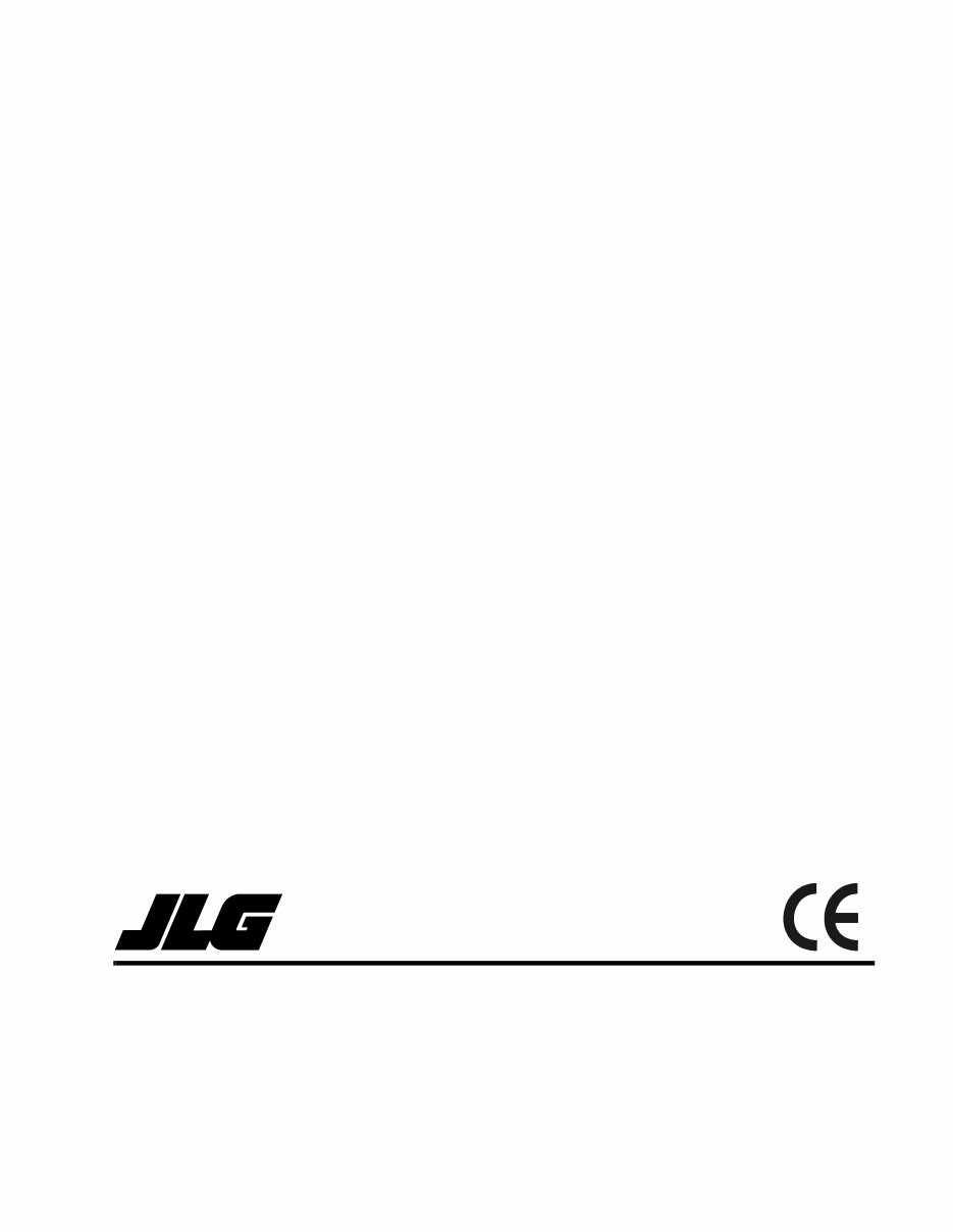 JLG Boom Lifts 30e,35e,n35e,40e,n40e,45e ANSI* Factory Service / Repair ...