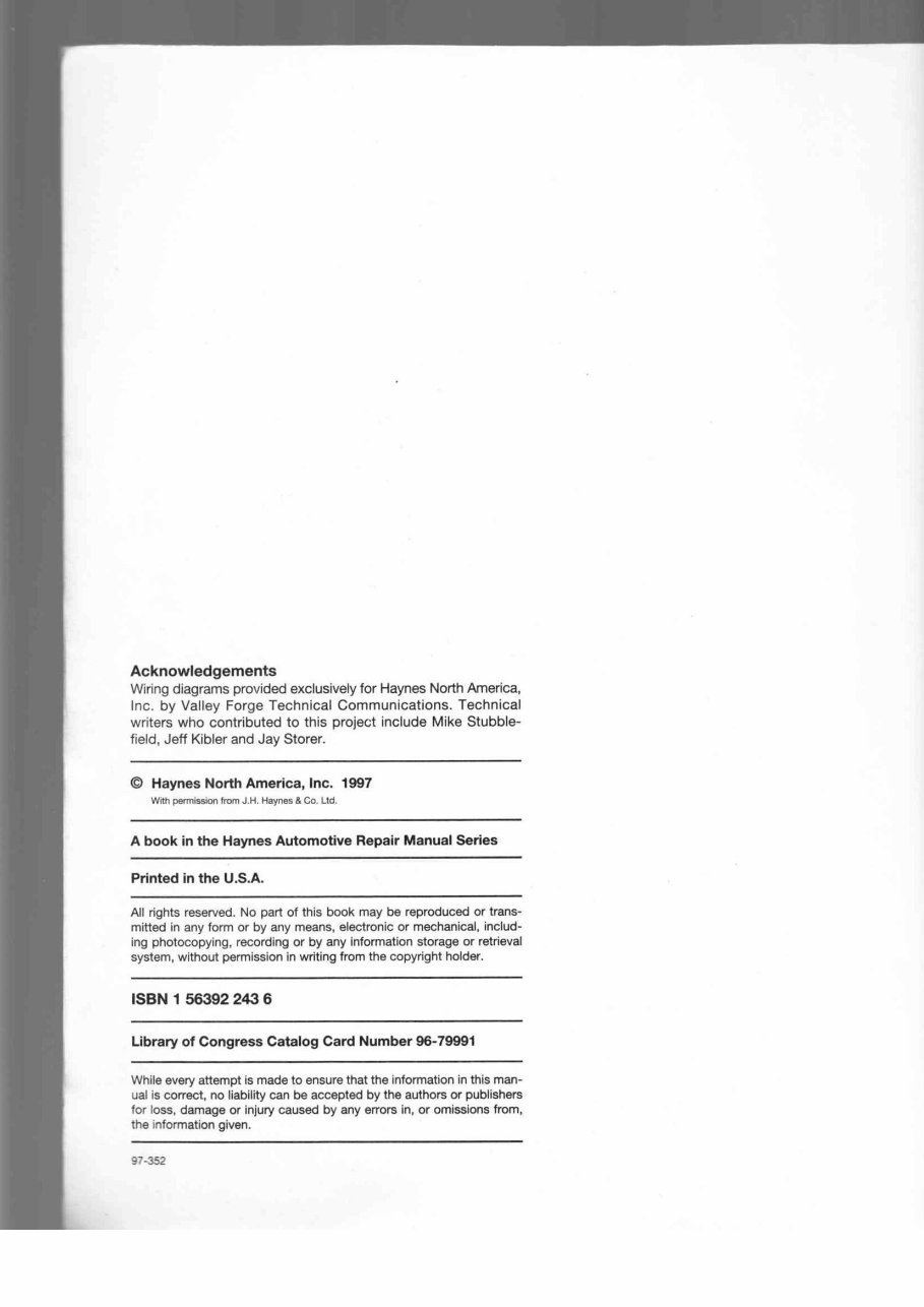 1994-1997 Ford Mustang Service & Repair Manual | eManualOnline