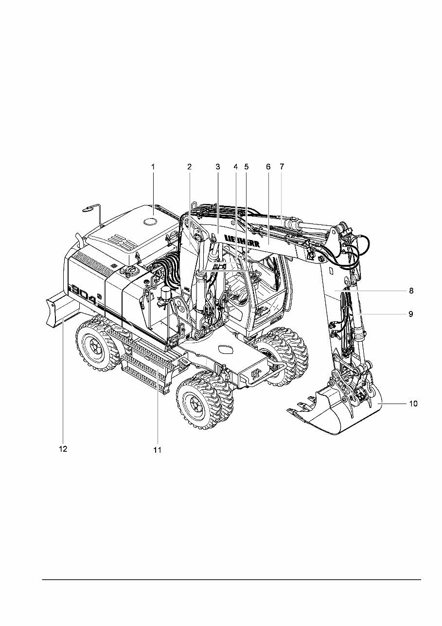 Liebherr A904C Litronic Hydraulic Excavator Operation & Maintenance ...
